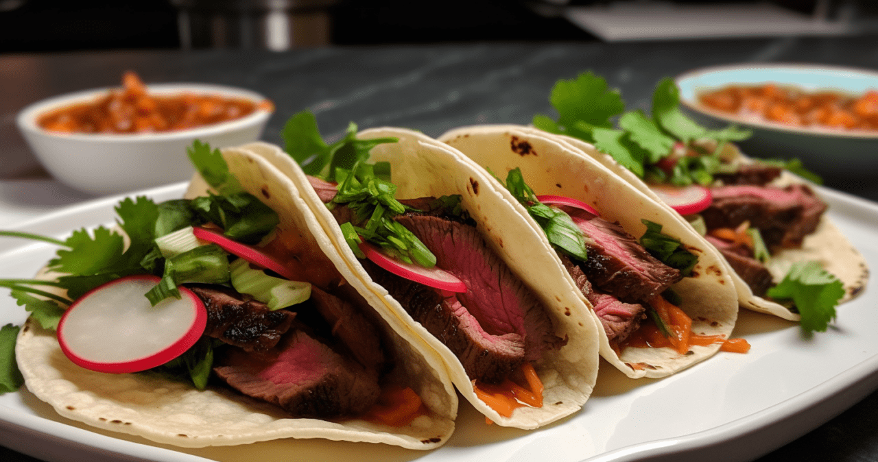 Spicy and Tangy Korean BBQ Tacos: A Fusion of Flavors from Seoul and ...