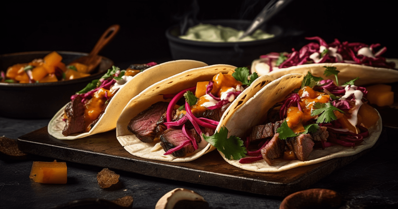 Spicy and Tangy Korean BBQ Tacos: A Fusion of Flavors from Seoul and ...