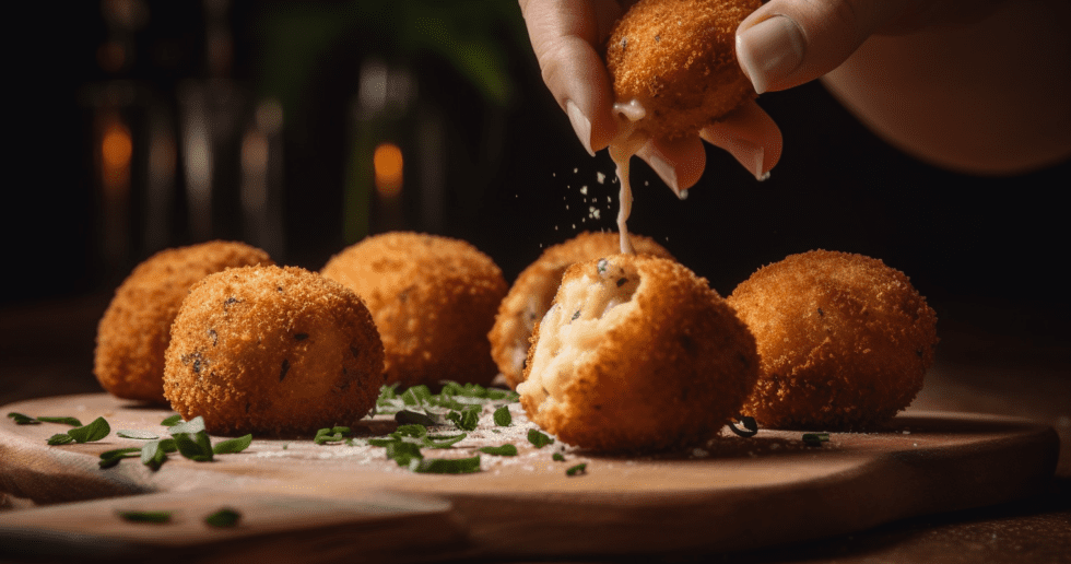 Crispy Cheese and Herb Potato Croquettes | Culinary Nuggets